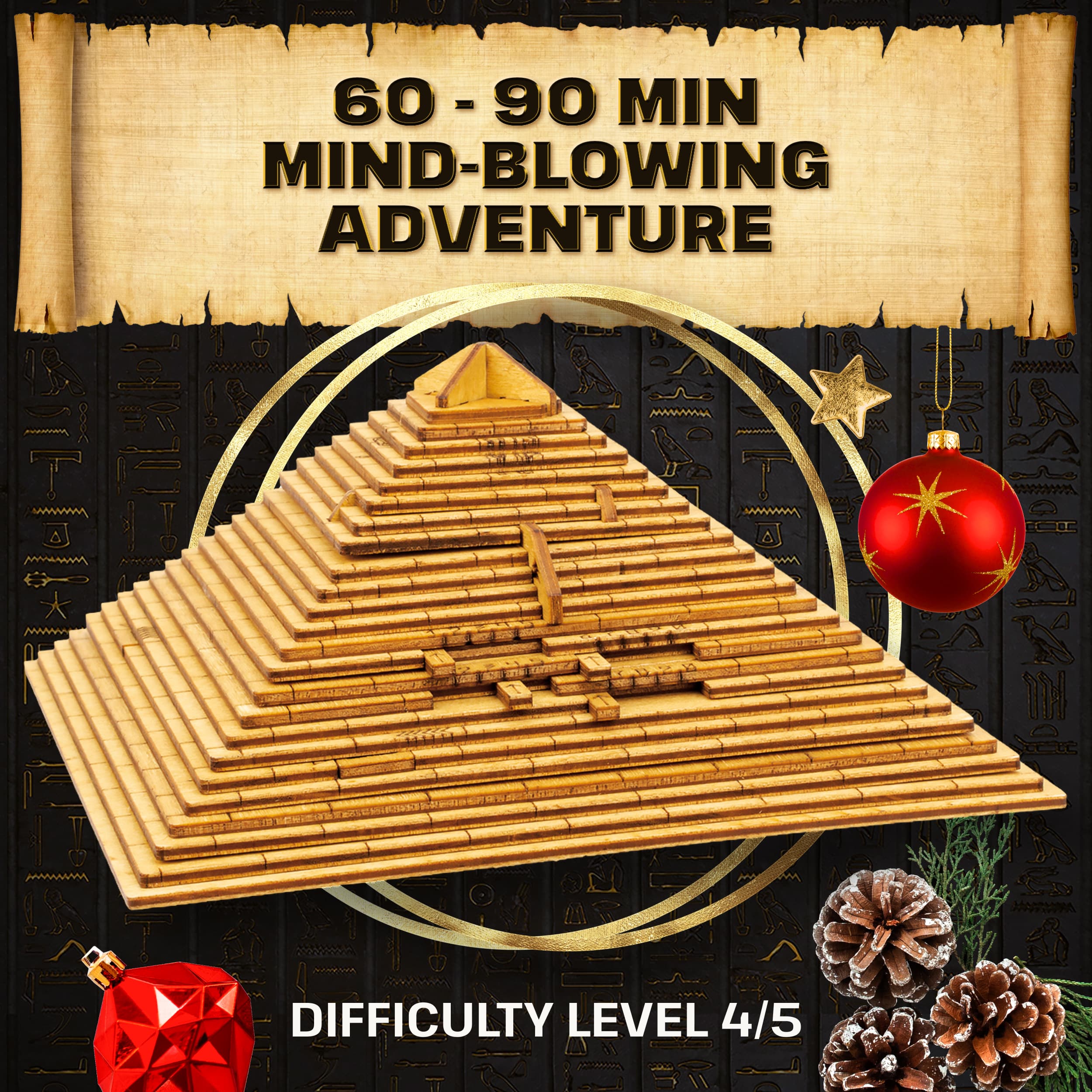 Buy Quest Pyramid - £40,00. Best Wooden and Escape puzzles from ESC WELT