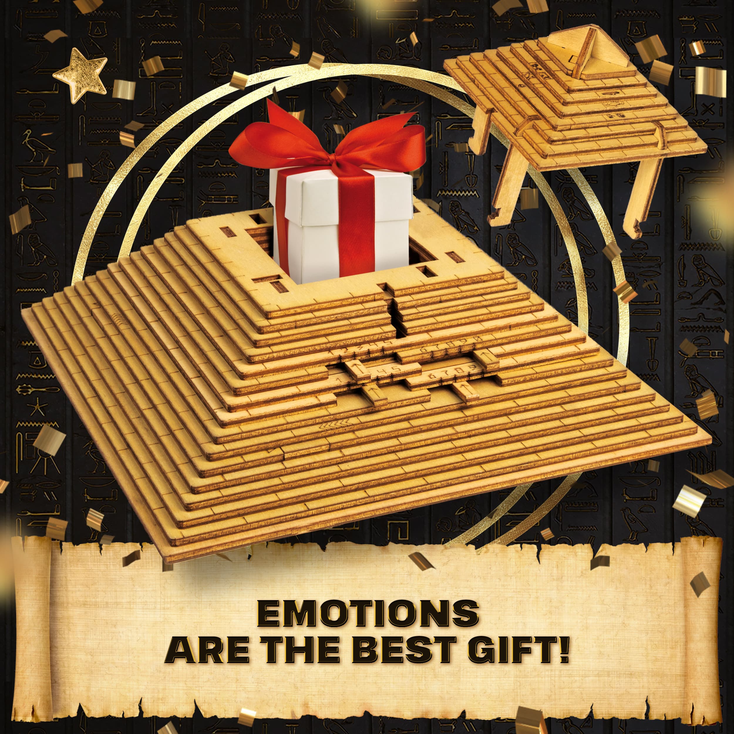 Buy Quest Pyramid - £40,00. Best Wooden and Escape puzzles from ESC WELT
