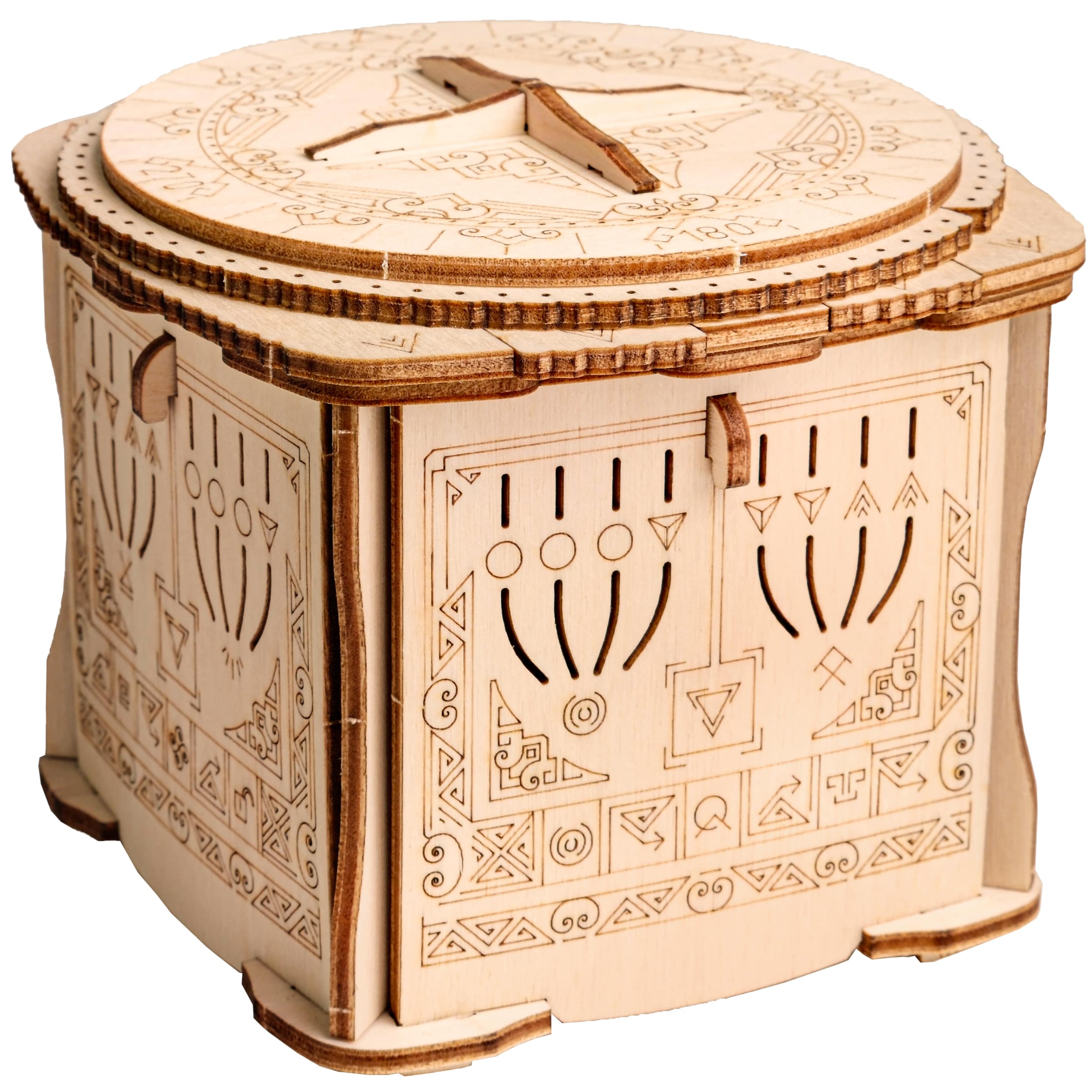 Buy Wooden Secret LOCK BOX, 3D PUZZLE KIT FOR SELF-ASSEMBLY - £29,90 ...